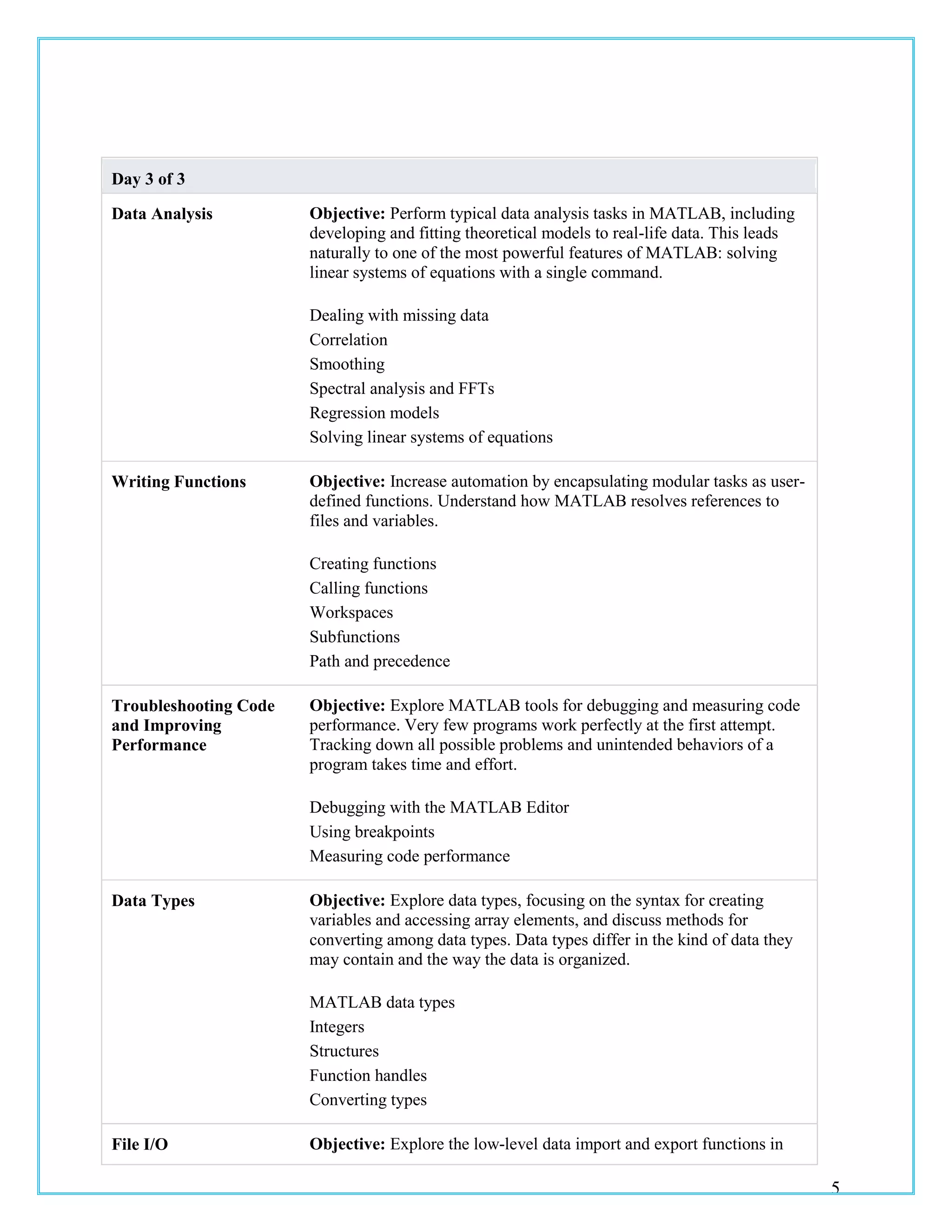 Matlab brochure | PDF