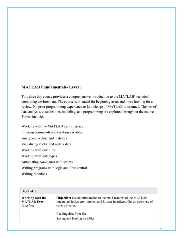 Matlab brochure | PDF | Programming Languages | Computing