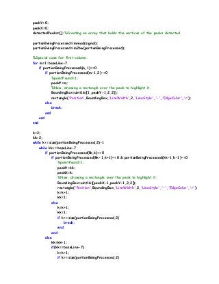 MATLAB Code + Description : ECG Signal Peaks/Bottoms Finder Using ...