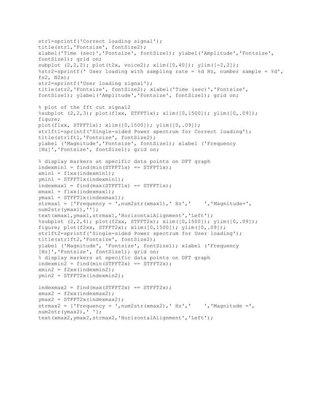 Matlab code for comparing two microphone files | PDF