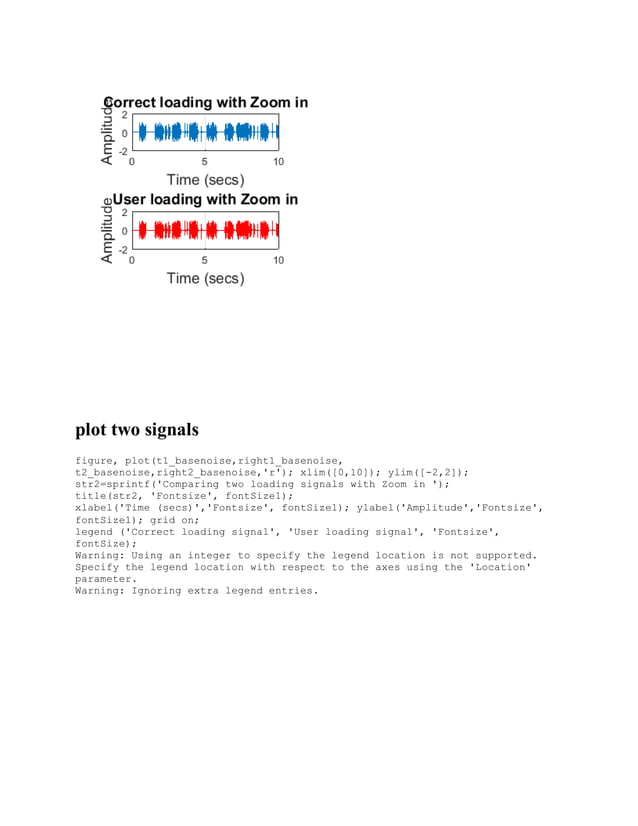 Matlab code for comparing two microphone files | PDF
