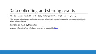 Matlab Cody 2020 review | PPT