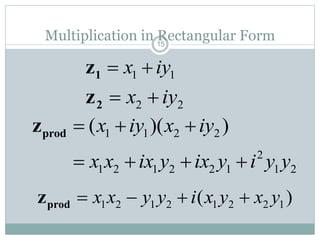 Matlab complex numbers | PPT