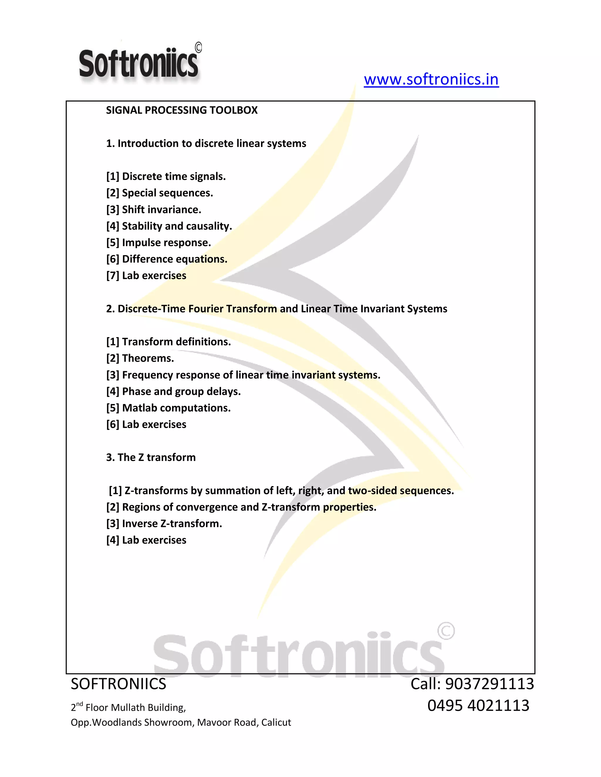 Matlab course syllabus | PDF