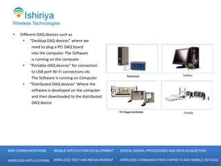 Ishiriya Wireless Technologies-MATLAB Data Acquisition | PPTX