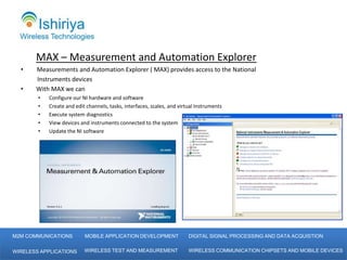 Ishiriya Wireless Technologies-MATLAB Data Acquisition | PPTX