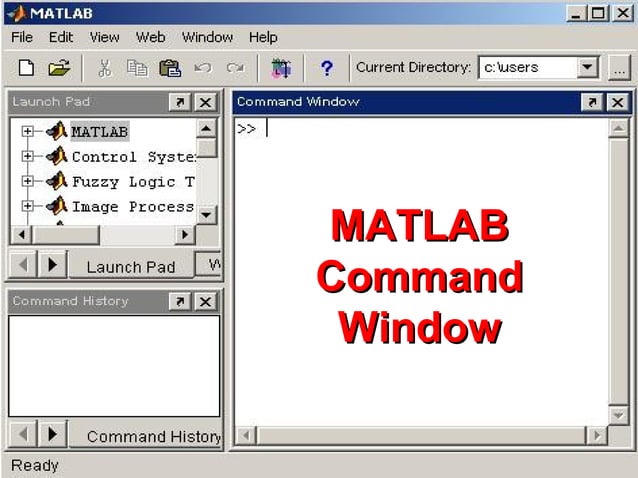 Matlab day 1: Introduction to MATLAB | PPT