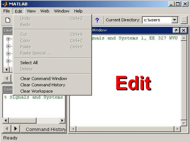 Matlab day 1: Introduction to MATLAB | PPT