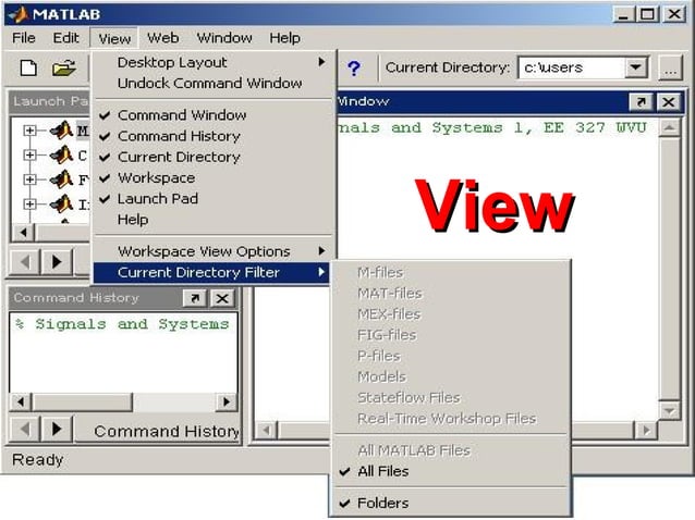 Matlab day 1: Introduction to MATLAB | PPT