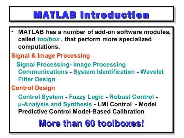 Matlab day 1: Introduction to MATLAB