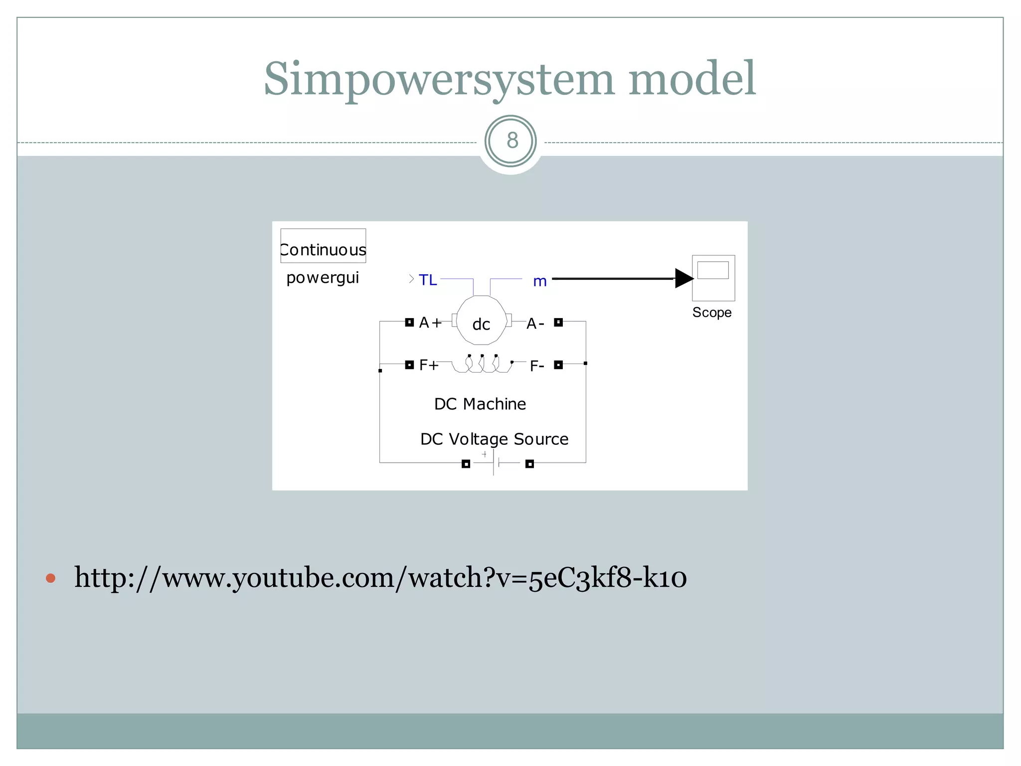 Matlab dc motor modeling | PPTX