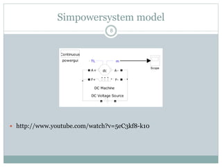 Matlab dc motor modeling | PPTX