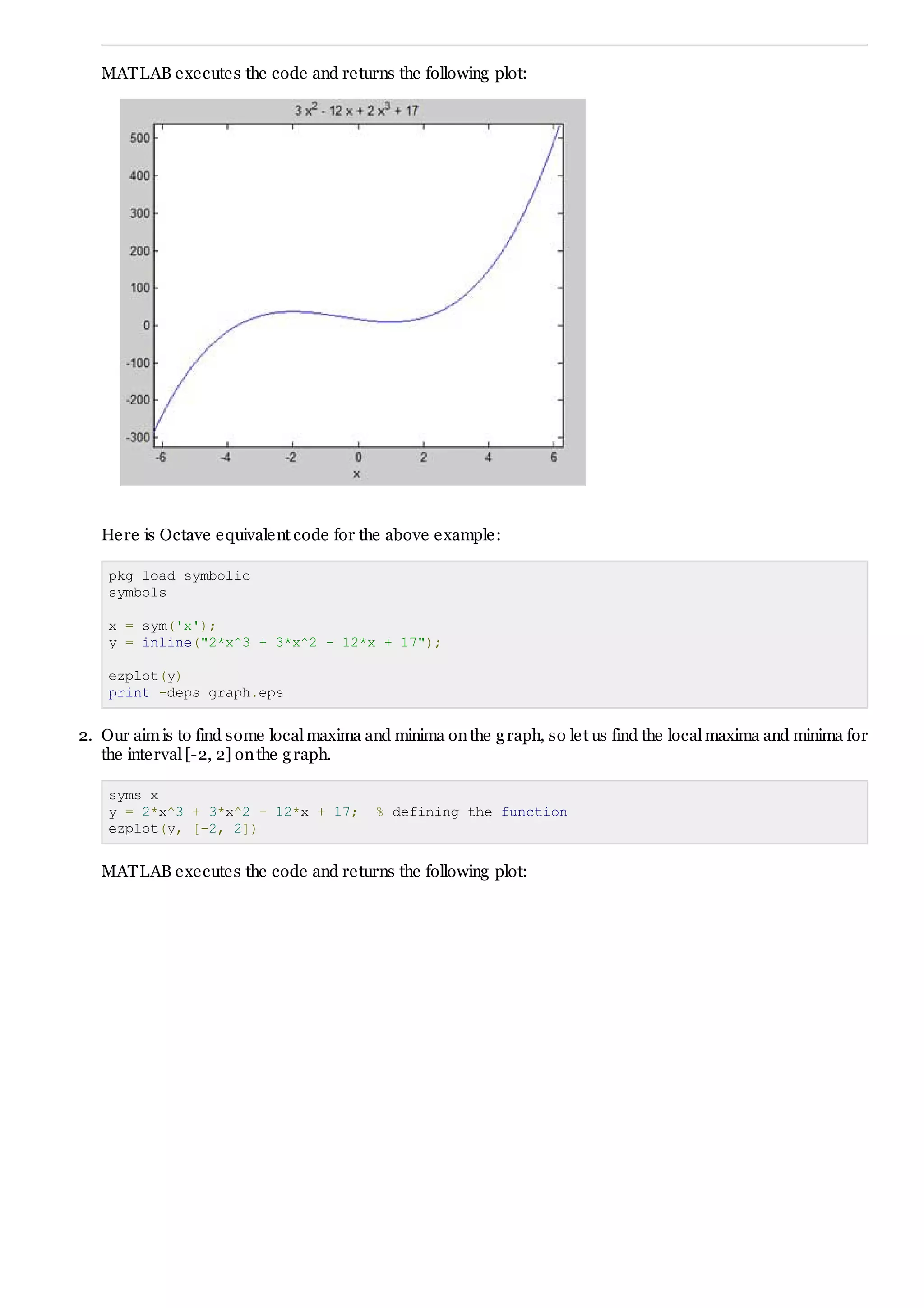 Matlab differential | PDF