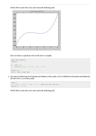 Matlab differential | PDF