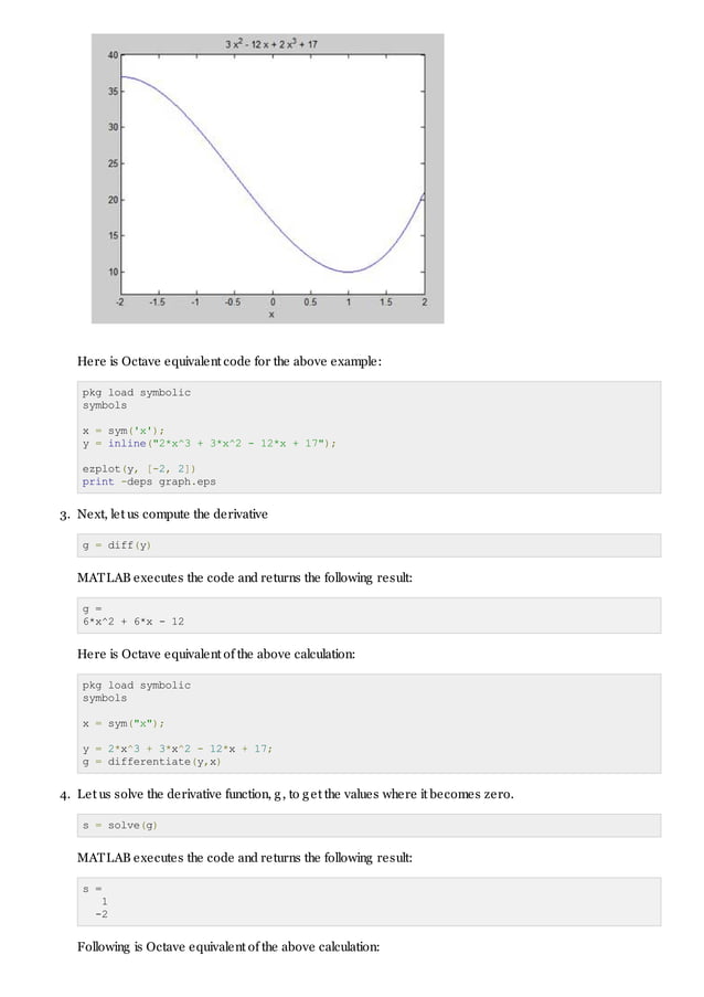Matlab differential | PDF