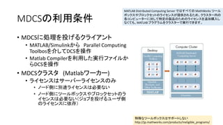 Matlab distributed computing serverの使い方 | PPT