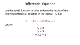 MATLAB Examples - Differential Equations.pdf