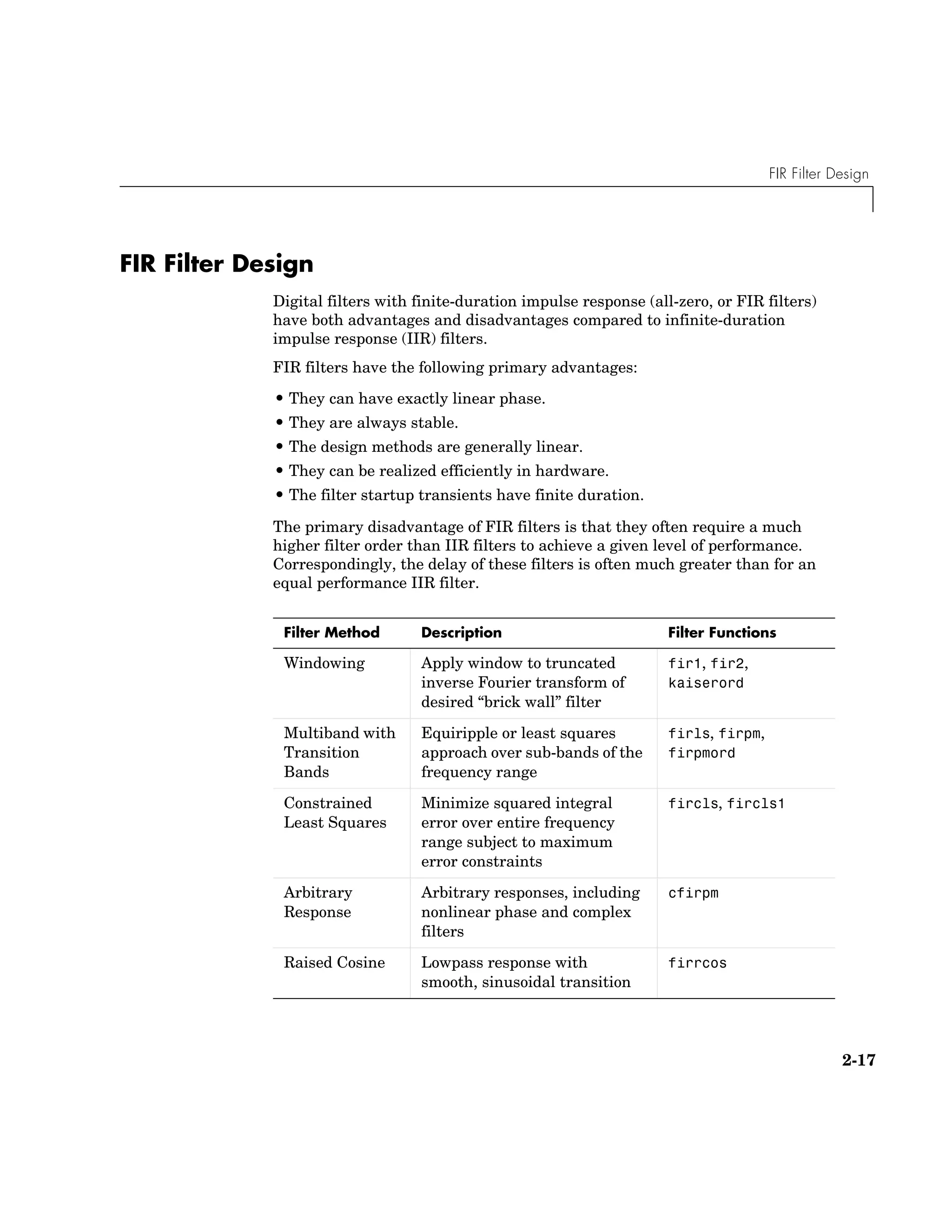 Matlab Filter Design and Implementation.pdf