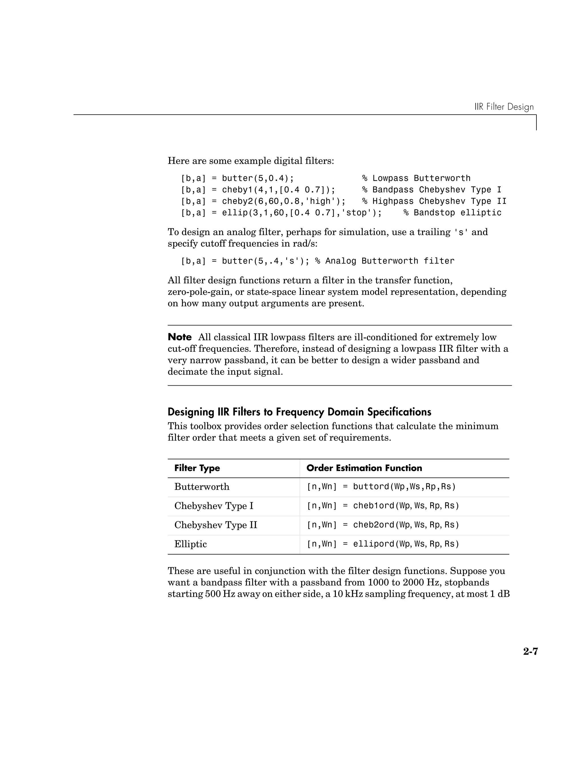 Matlab Filter Design and Implementation.pdf