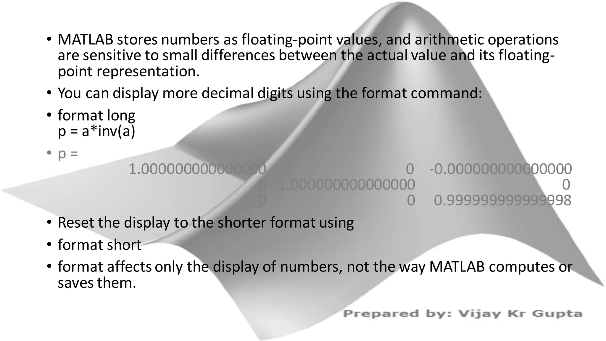 Matlab Tutorial for Beginners - I | PPT