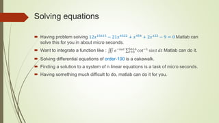 Matlab for Electrical Engineers | PPTX