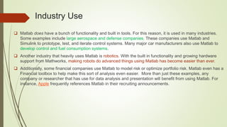 Matlab for Electrical Engineers | PPTX