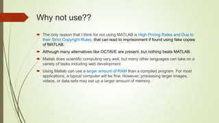 Matlab for Electrical Engineers | PPTX