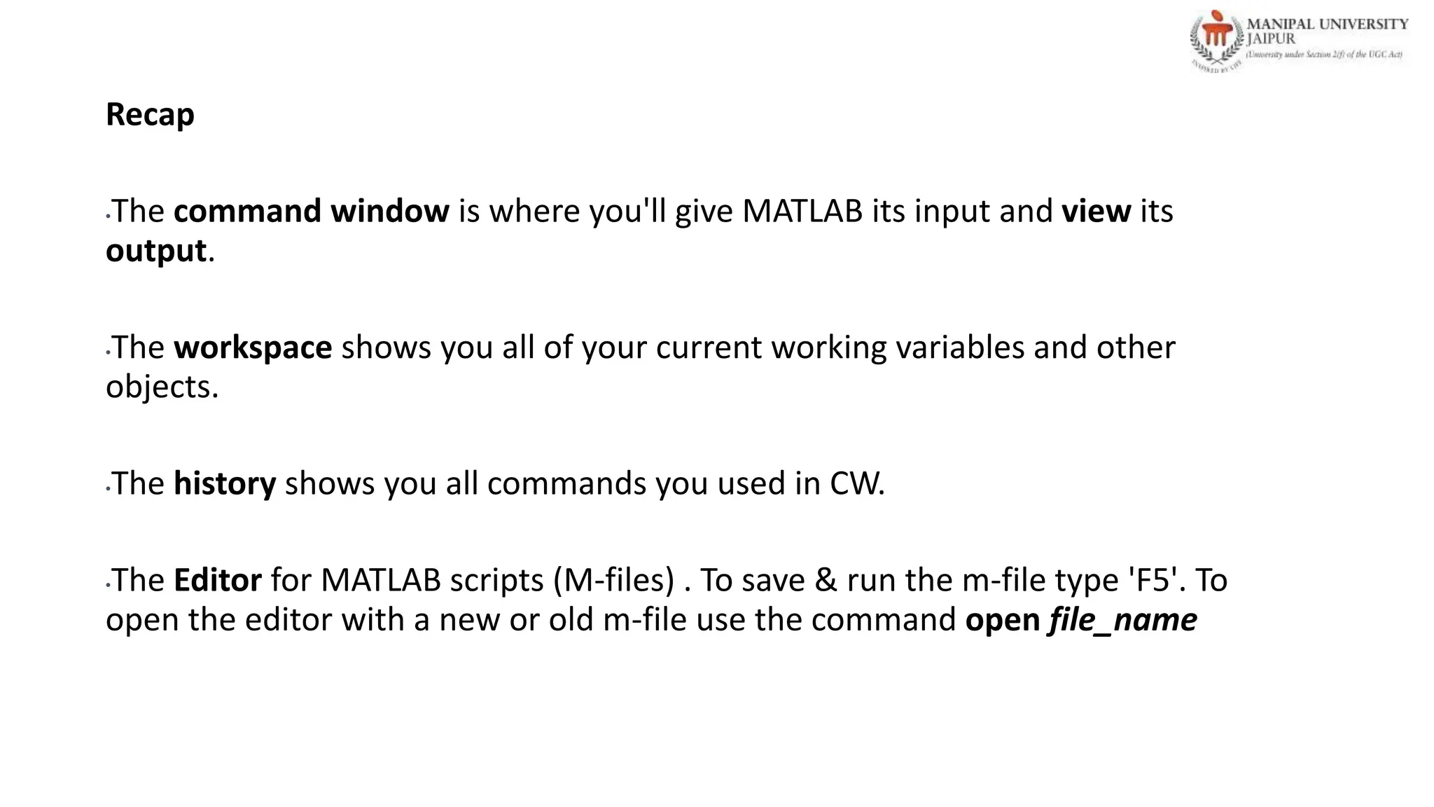 MATLAB for Engineers ME1006 (1 for beginer).pptx