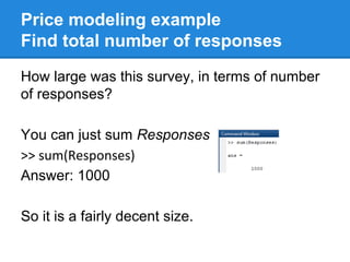 Matlab for marketing people | PDF | Programming Languages | Computing