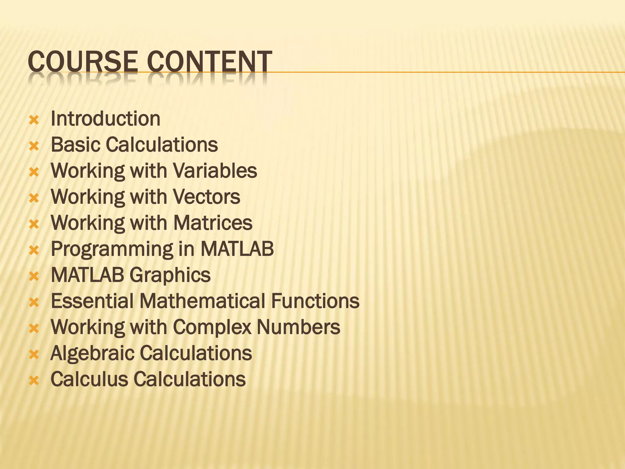 Matlab from Beginner to Expert | PDF