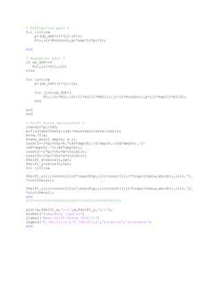 Matlab function for drift forces | PDF