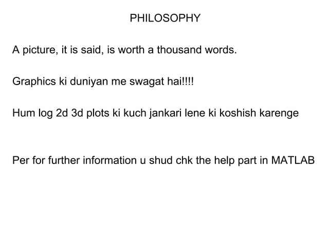 Matlab graphics | PPT