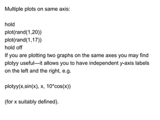 Matlab graphics | PPT