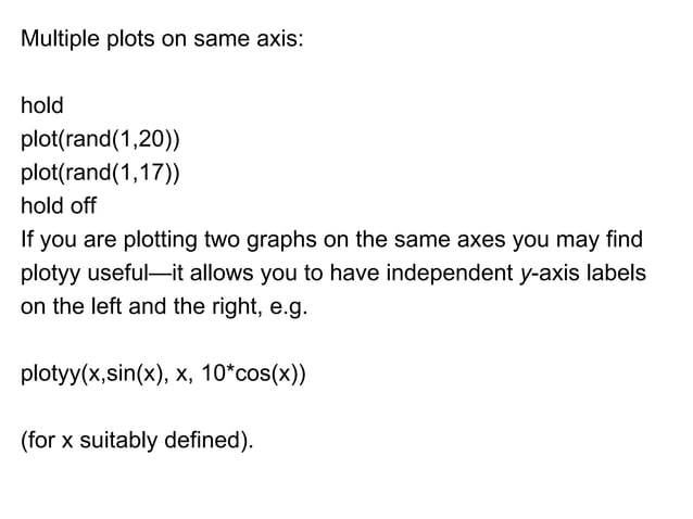 Matlab graphics | PPT
