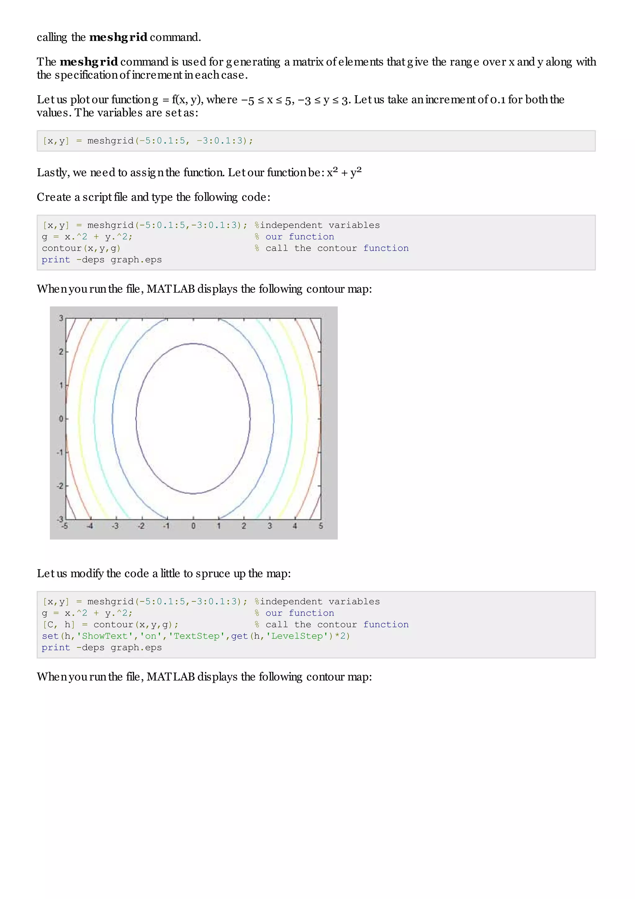 Matlab graphics | PDF