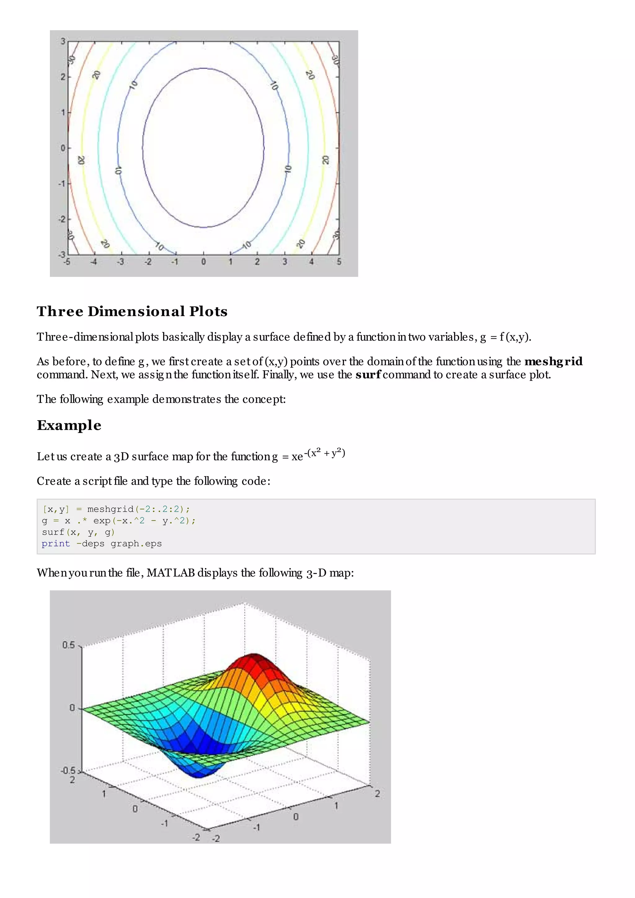Matlab graphics | PDF