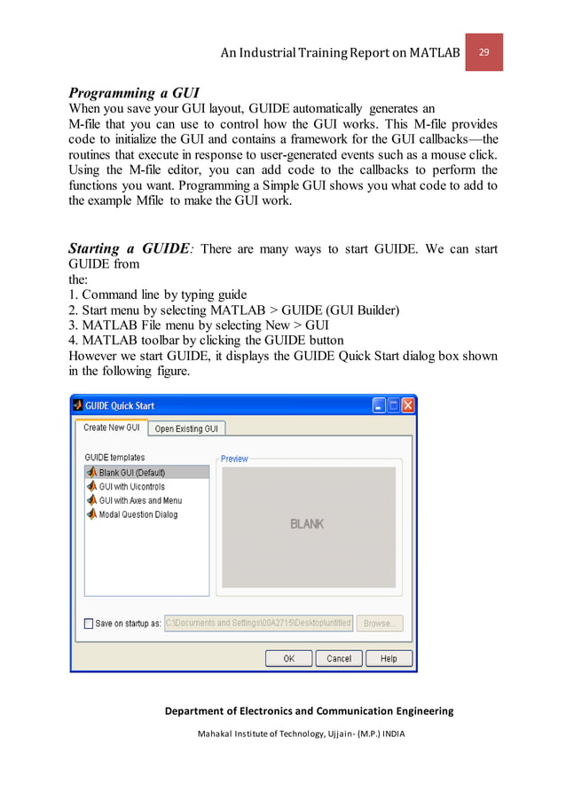 MATLAB guide | PDF