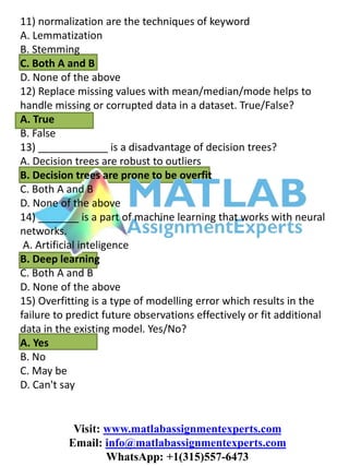 Matlab Homework Help | PDF