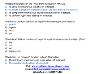 Matlab Homework Help | PPT