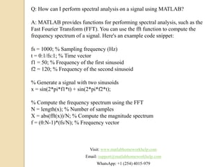 Matlab Homework Help | PPT