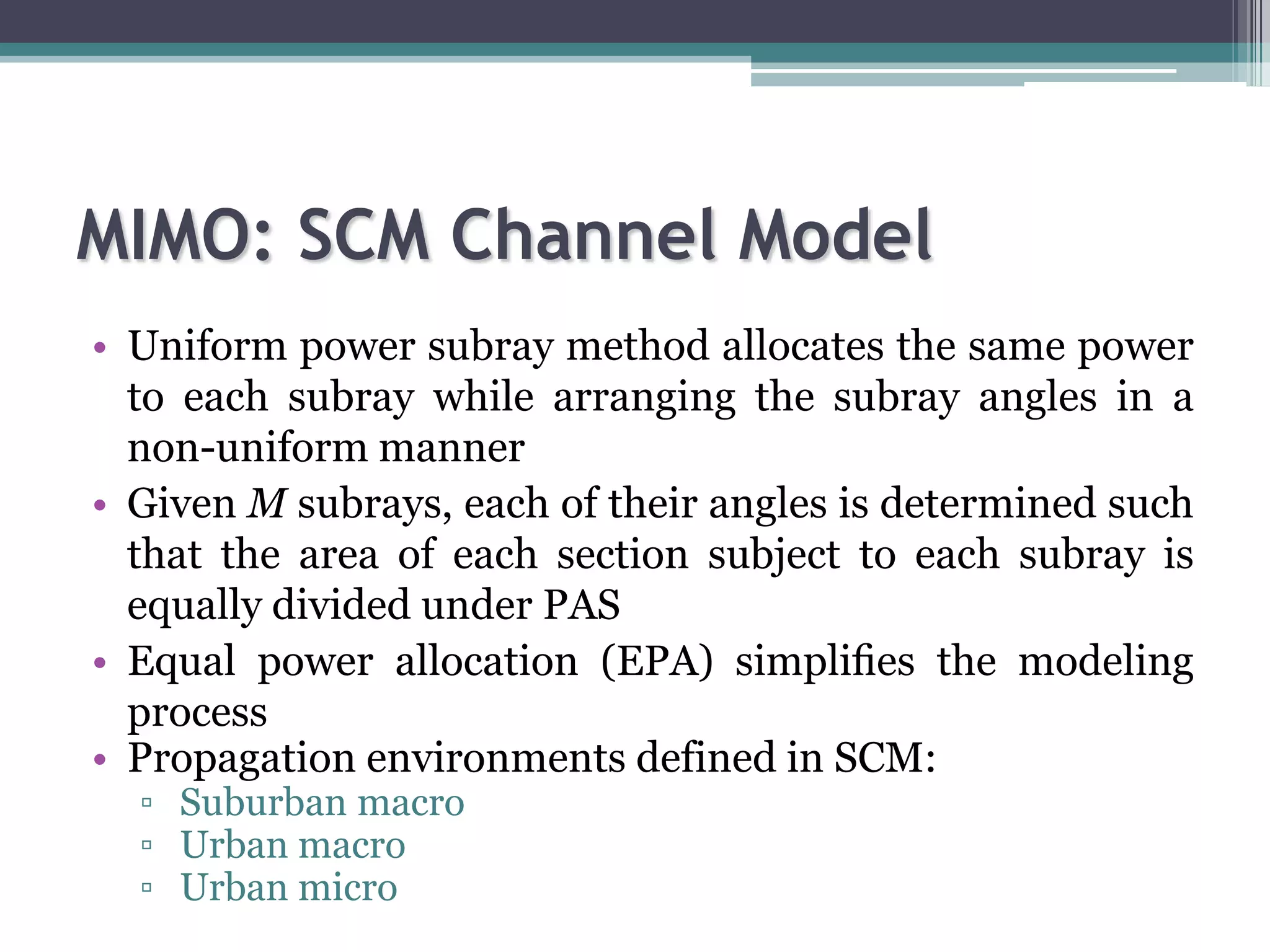 Implementation of Wireless Channel Model in MATLAB: Simplified | PPTX