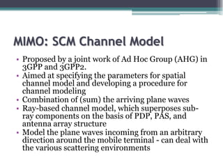 Implementation of Wireless Channel Model in MATLAB: Simplified | PPTX