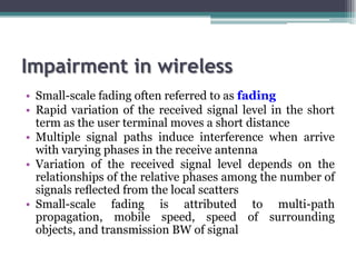 Implementation of Wireless Channel Model in MATLAB: Simplified | PPTX
