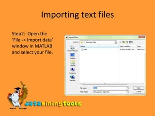 Matlab Importing Data | PPTX