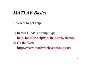 Matlab intro | PPT