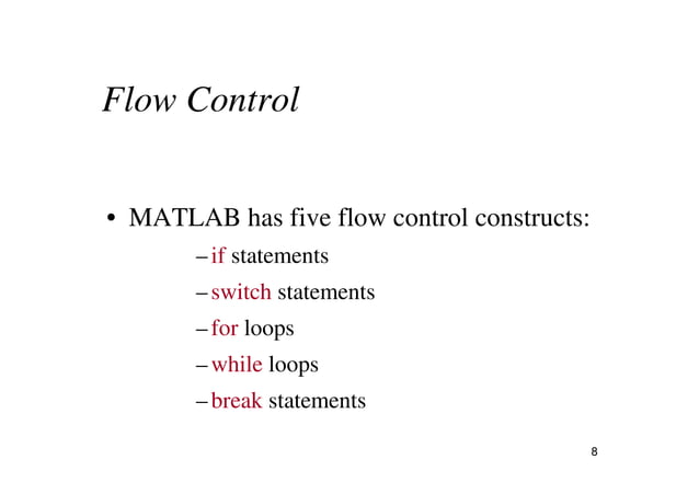 Matlab intro | PPT