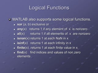 Matlab intro | PPT