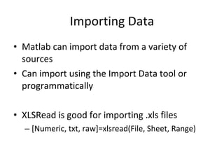 Matlab Introduction | PPT