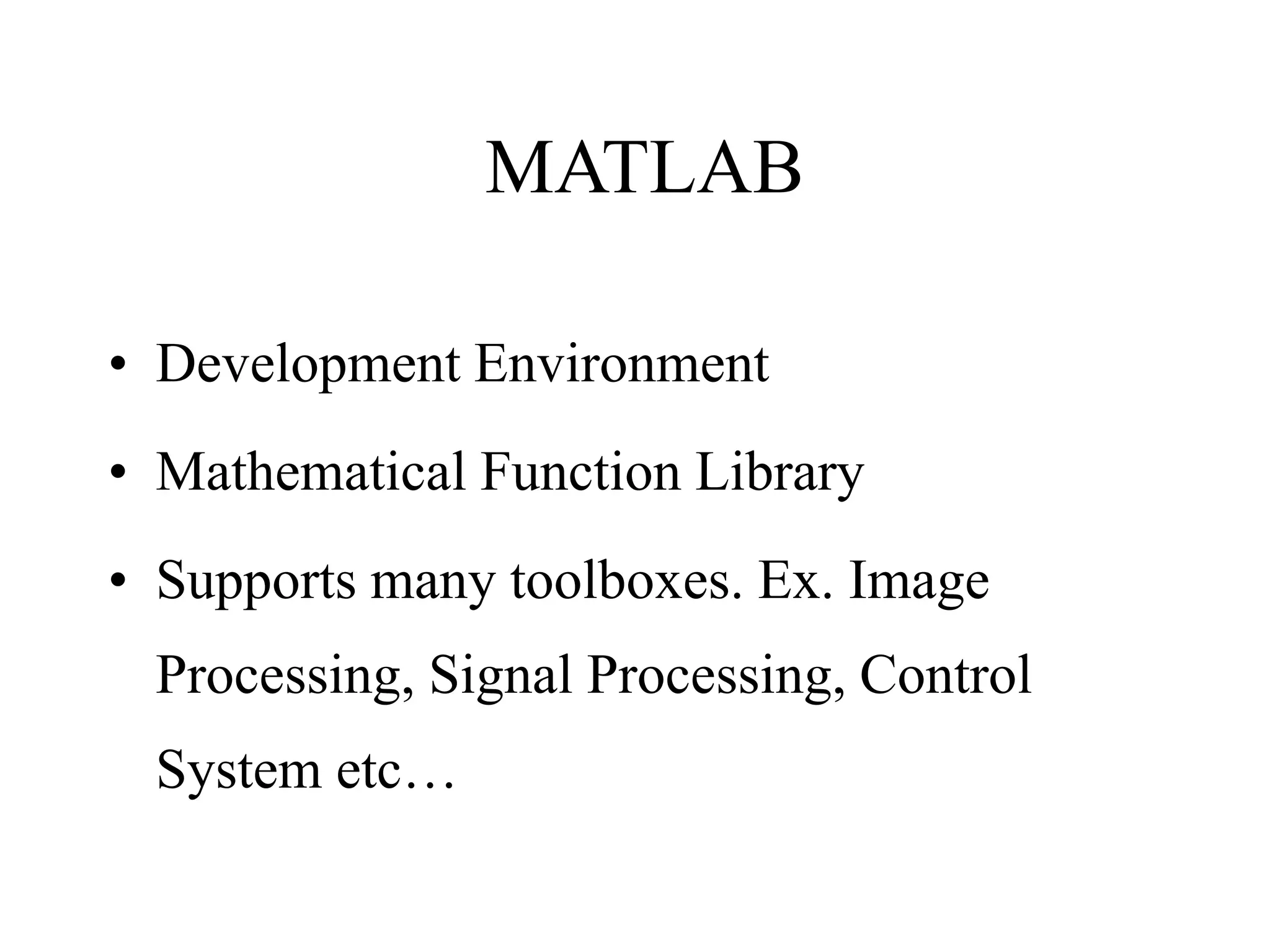 Matlab introduction | PPT