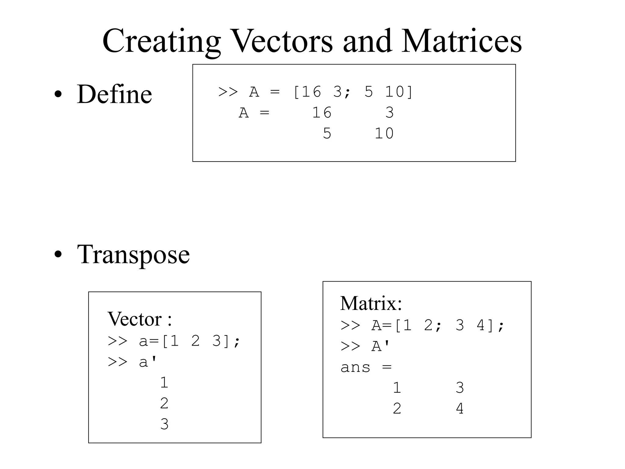 Matlab introduction | PPT